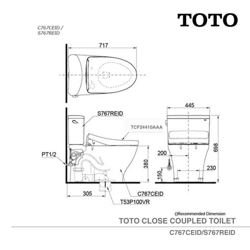Jual Kloset Duduk Smart Toilet Toto Closet With Washlet C767ceid ...
