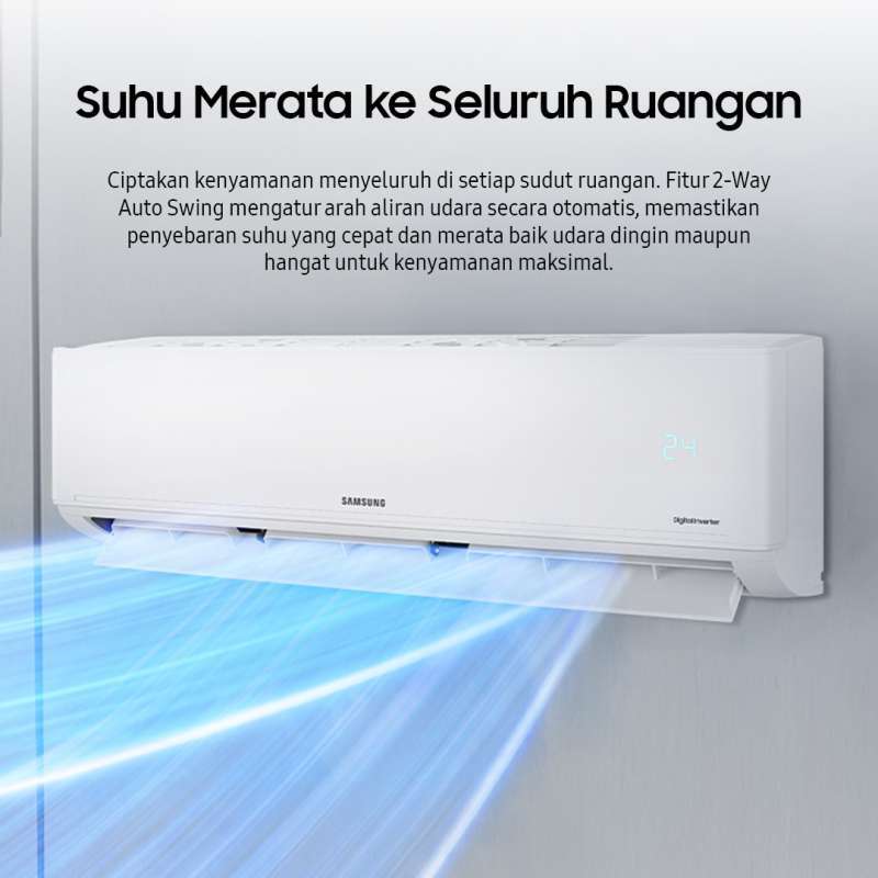 Jual Samsung Neo Alpha Inverter Ac 1.5pk Ar40f | Fast Cooling | Less ...