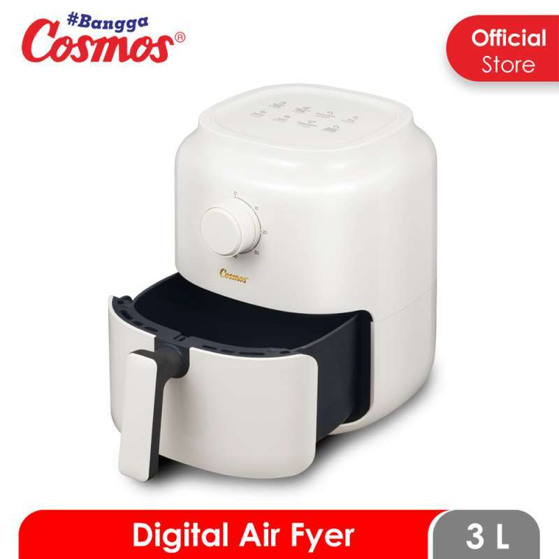 Promo Cosmos Caf-6600 B/w Air Fryer Vanilia Series 3 Liter - White ...