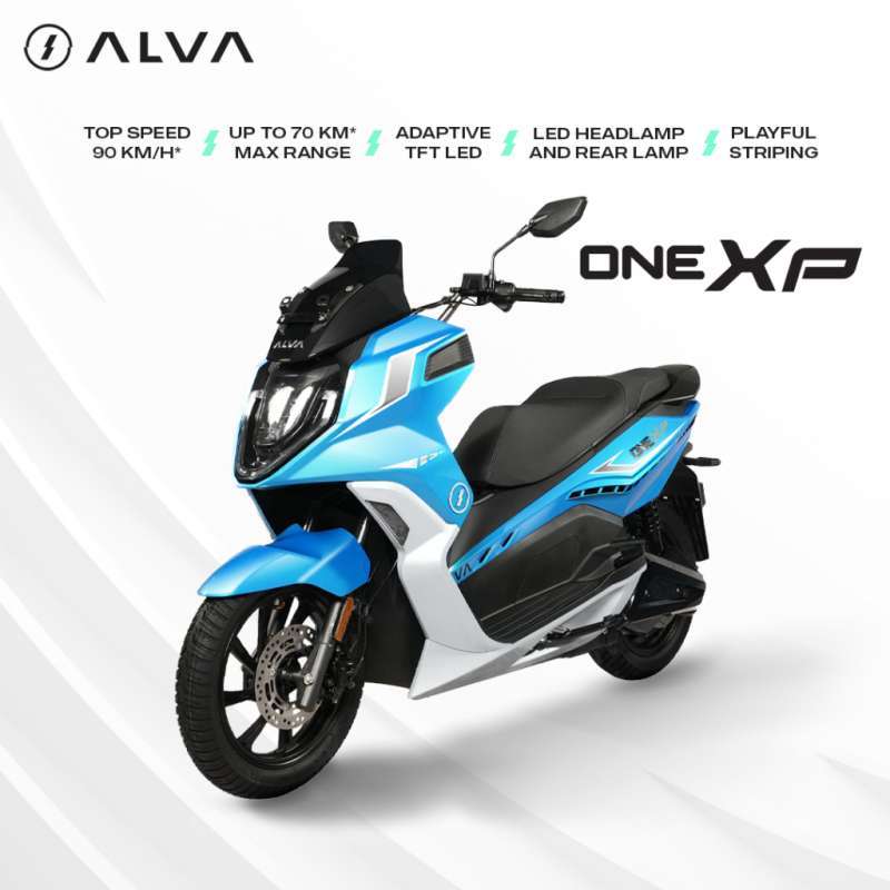 Promo Alva One Xp - 2 Battery Sepeda Motor Listrik - Bali Casual Blue ...