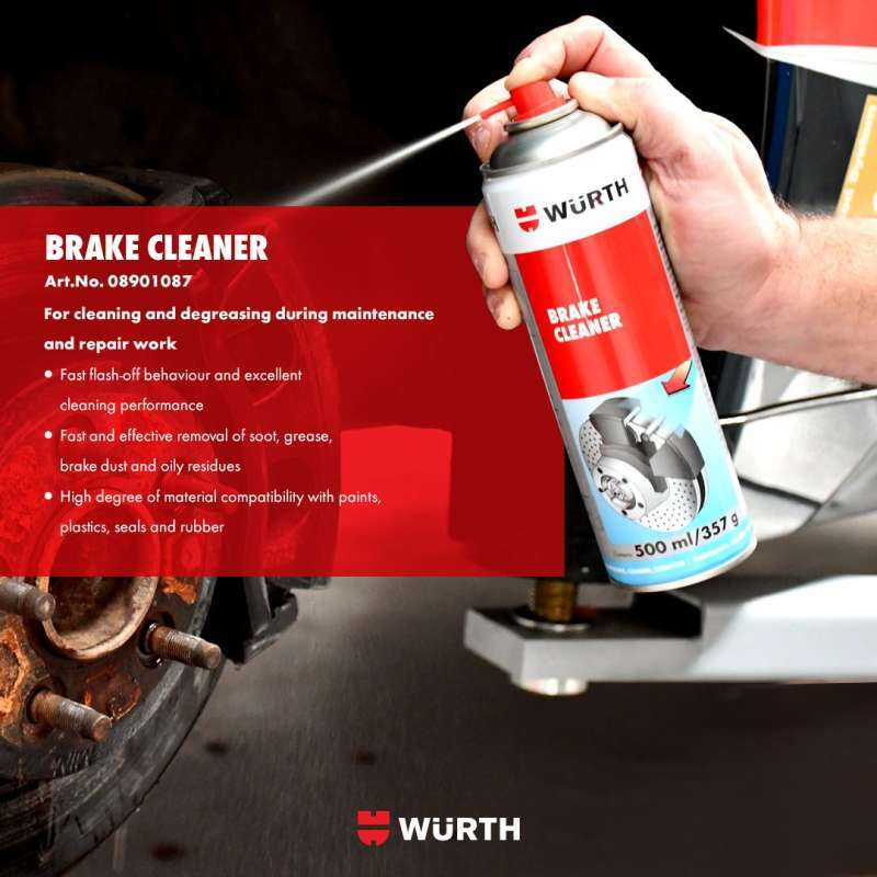 Jual Wurth Brake Cleaner 500 Ml - Cairan Pembersih Rem Mobil Motor ...