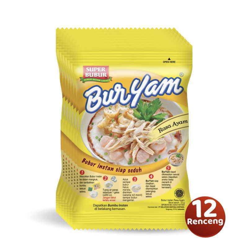 Promo Paket 1 Karton Super Bubur Buryam Diskon 9% Di Seller Mayora ...