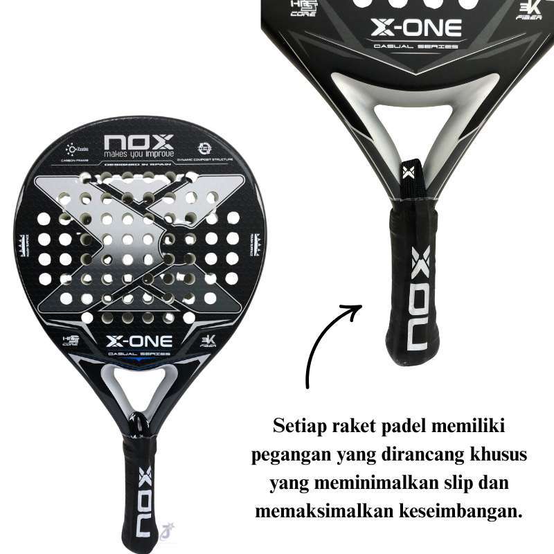 Jual Racket Padel Nox X One 3k Fiber Casual Series / Raket Padel Carbon ...