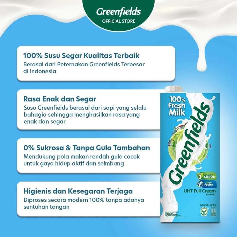 Susu Green Field Low Fat Uht Gratis Ongkir 🏷️ Harga Murah Mei 2026