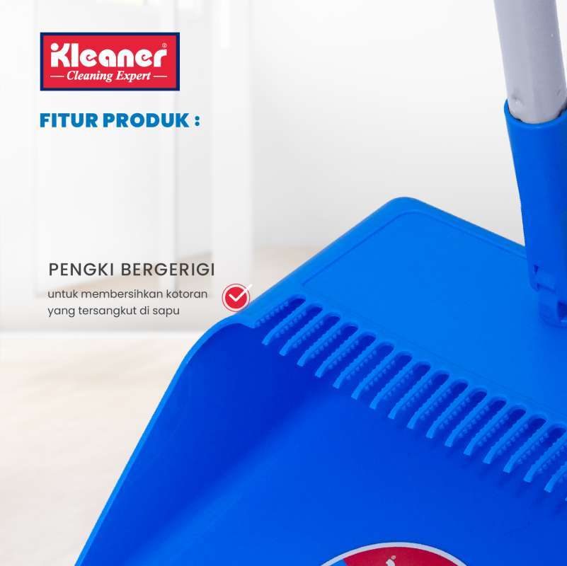 Promo Kleaner Pengki Lipat Gerigi / Sekop Sampah / Cikrak Dengan Handle ...