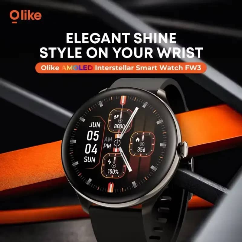 Promo Olike Smartwatch Fw3 Amoled 1.43 20 Day Battery Bluetooth Tahan ...