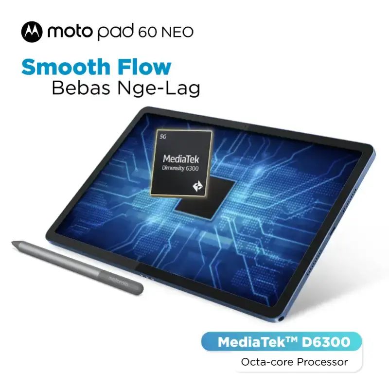 Jual Motorola Moto Pad 60 Neo Md 6300/4gb-8gb/128gb Ufs/11 2.5k Touch ...
