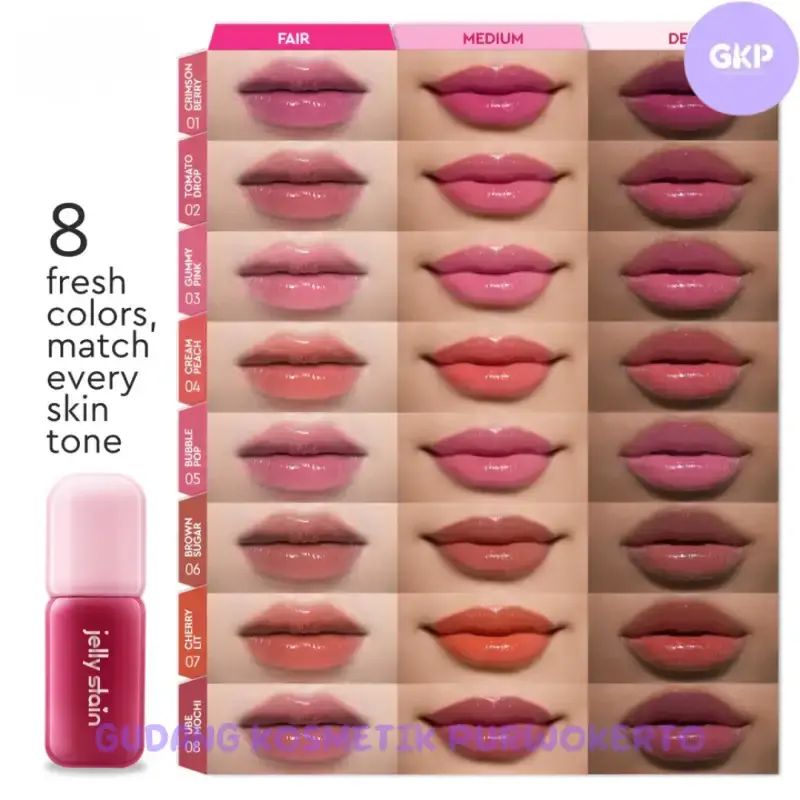 Jual Emina Jelly Stain - Lip Tint Korea Hidrating Transferproof ...