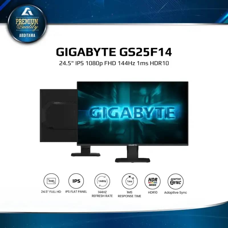 Promo Monitor Led Gigabyte Gs25f14 24.5 Ips 1080p Fhd 144hz 1ms Hdr10 ...