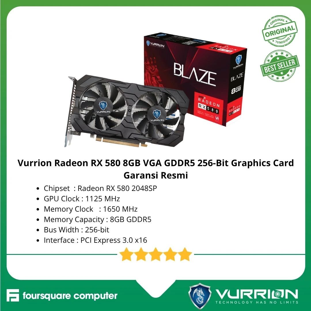 Daftar Harga Radeon Rx 580 8gb 🔥 Original & Spesifikasi Lengkap Juni 2026