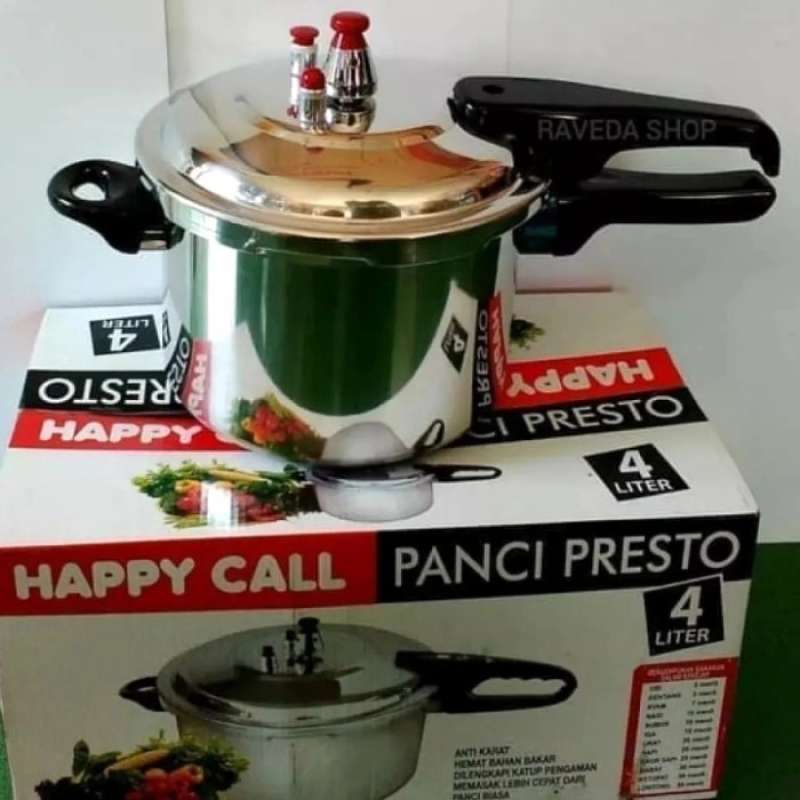 Jual panci presto 4 liter happy call-panci Bahan kuat & teball (Kode A 006)) di Seller ...