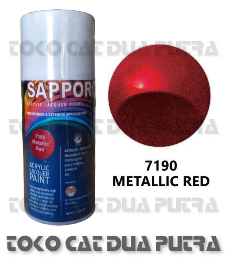 Jual Sapporo 300ml 7190 Metallic Red Di Seller Toko Cat Dua Putra ...