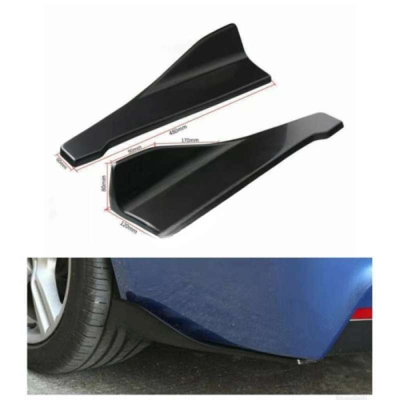 Jual Rear Bumper Universal 48 Cm Bumper Spoiler Belakang Side Skirt ...