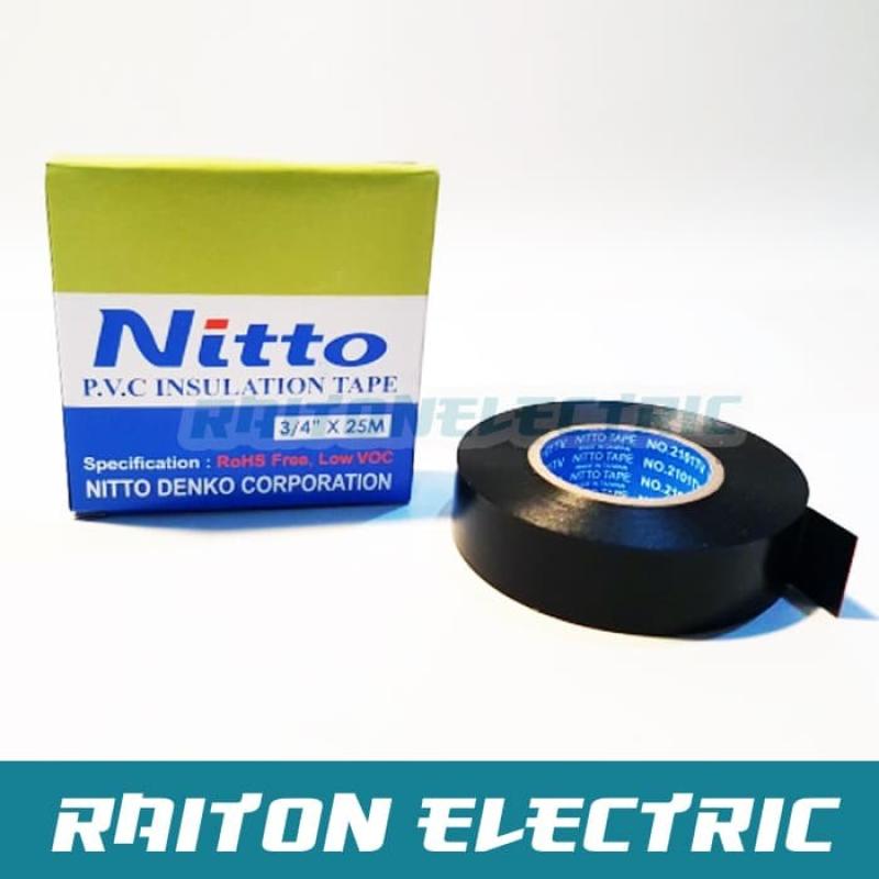 Promo Double Tape / Isolasi Listrik / Perekat / Solatip Nitto Hitam Diskon 50% Di Seller Bay ...