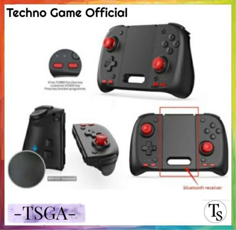 Promo Dobe Programmable Controller Switch Oled V1 V2 Split Gamepad Tns ...