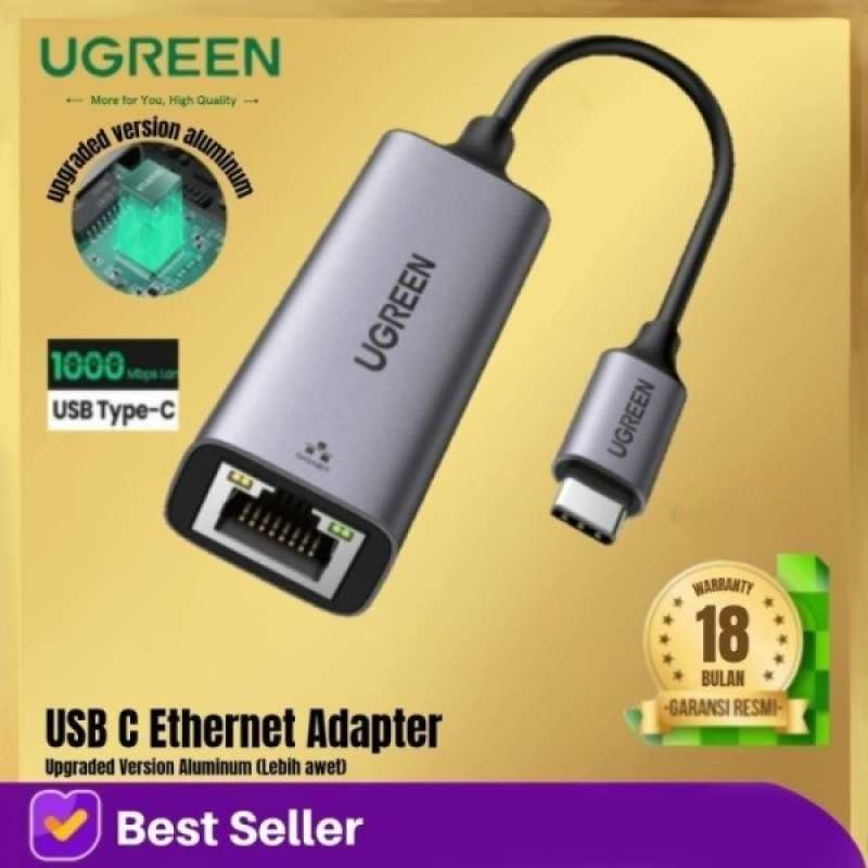 Promo Ugreen Gigabit Type C To Lan Ethernet 1000mbps Pd 100w Network ...
