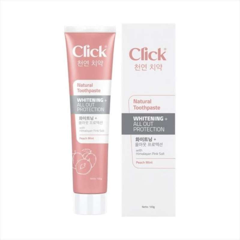 Jual Click Natural Toothpaste Peach Mint 100g Di Seller Farmers Market ...