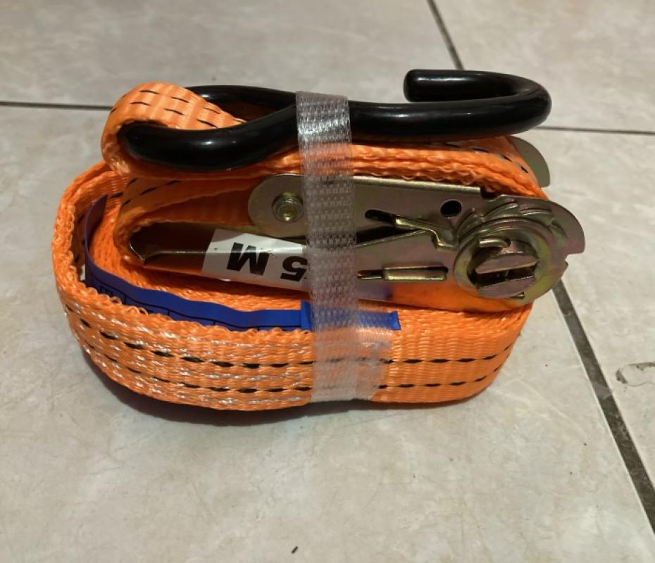 Jual Ratchet / Rachet Tie Down / Webbing Cargo Lashing Belt 600kg X 5m ...