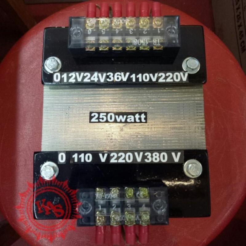 Promo Trafo Isolasi 250 Watt 0v/110v/220v/380v To 0v/12v/24v/36v/110v/220v Diskon 23% Di Seller ...