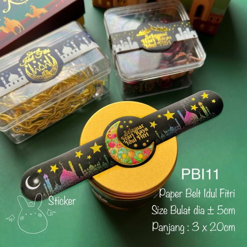 Jual 10pcs Sabuk Toples Idul Fitri| Segel Eid Lebaran| Sticker Paper ...