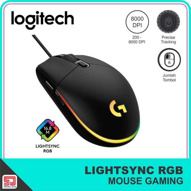 Jual Logitech G102 Lightsync Rgb Mouse Gaming - Hitam Di Seller Sadar Jaya Komputer - Sadar Jaya ...