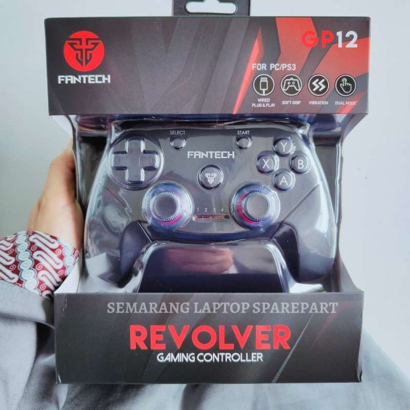 Jual Fantech Gp12 Revolver Gamepad Stick Usb Pc Kabel Laptop Gaming ...