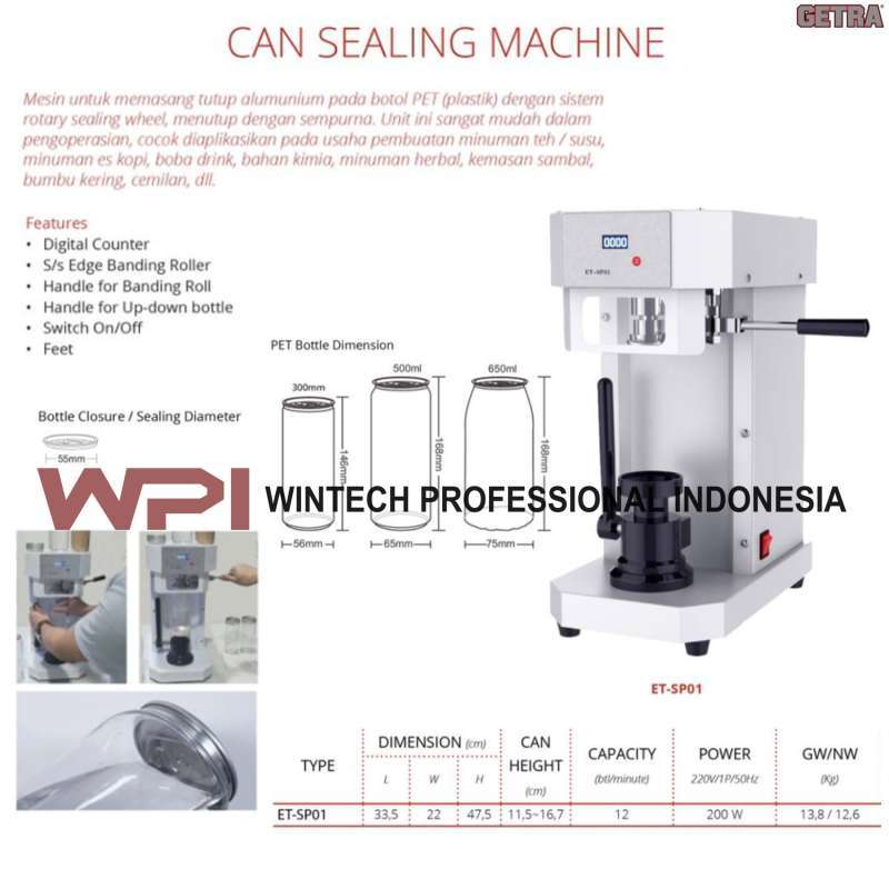 Jual Mesin Penyegel Pet Can Original, Murah & Diskon Maret 2024 | Blibli