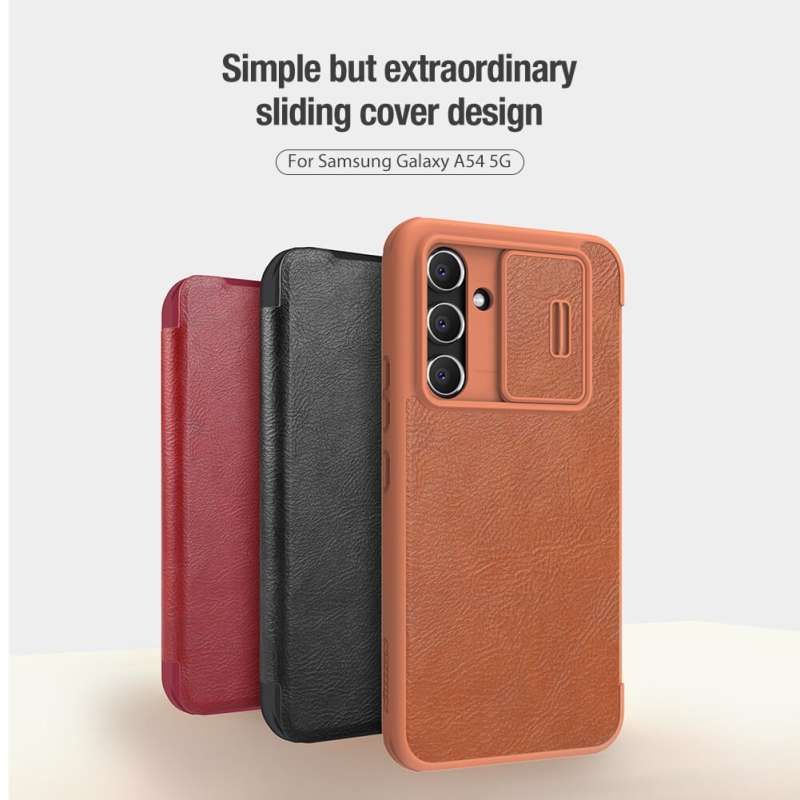 Promo Samsung Galaxy A54 5g - Nillkin Qin Pro Series Leather Case ...