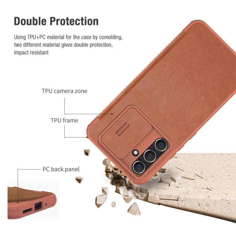 Promo Samsung Galaxy A54 5g - Nillkin Qin Pro Series Leather Case ...