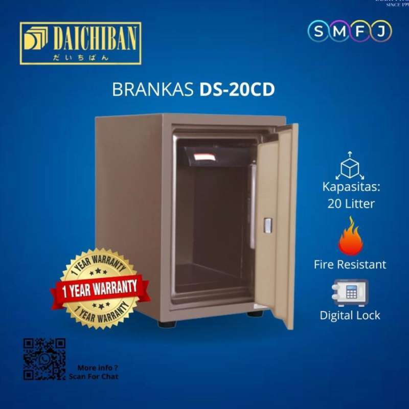 Jual Daichiban Ds-20cd | Brankas Digital Tahan Api Di Seller Smfj ...