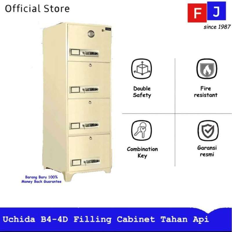 Jual Uchida B4-4d Filling Kabinet Tahan Api Garansi Resmi Di Seller Smfj Official Store ...