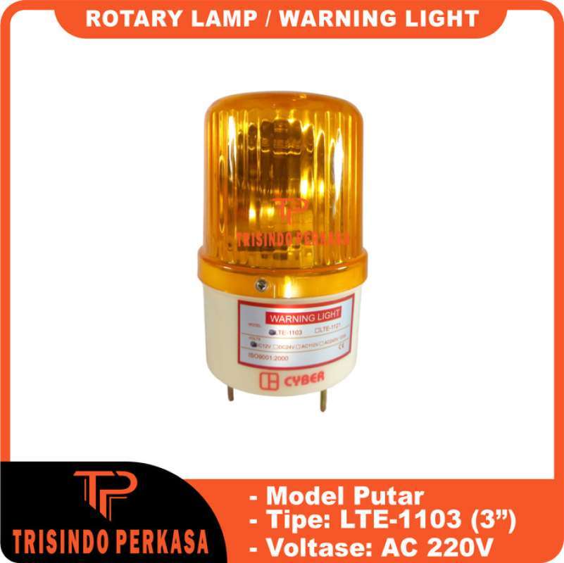 Jual Rotary Lamp / Warning Light Lte 1103 3 Ac 220v - Kuning Di Seller ...