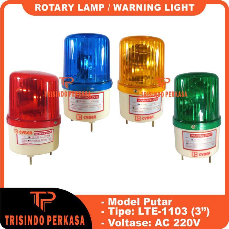 Jual Rotary Lamp / Warning Light Lte 1103 3 Ac 220v - Kuning Di Seller ...