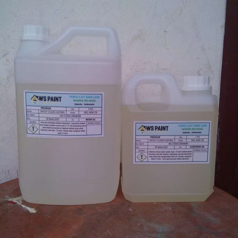Promo epoxy casting resin-resin bening-untuk membuat cetakan dekoratif ...