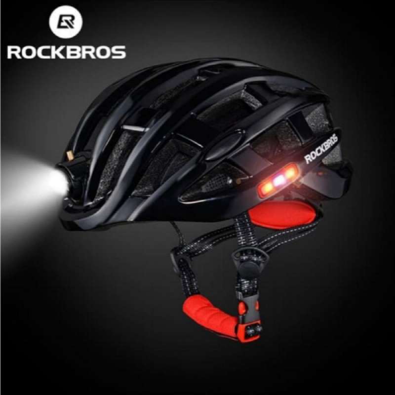 Jual Rockbros Helm Sepeda Mtb Sepeda Lipat Roadbike Plus Lampu Charge - Hitam Di Seller Rockbros ...