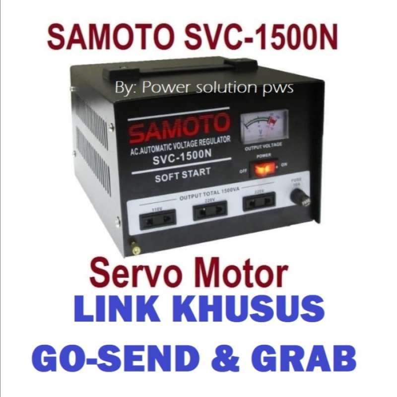 Promo Ojol Avr Penstabilizer Listrik Stabilizer Samoto Servo Motor 1500 ...