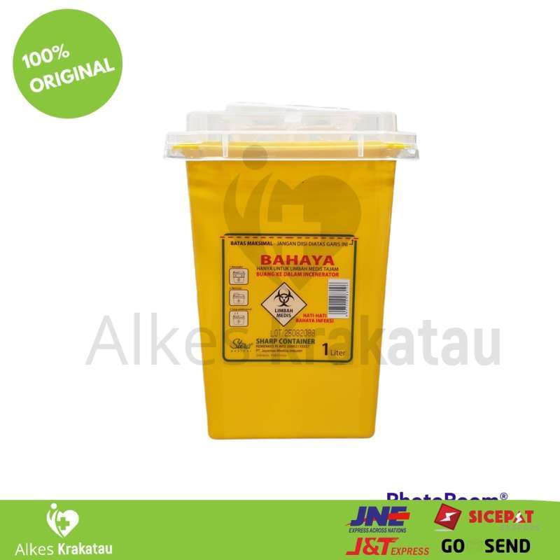Jual Sharp Container 1l 5l Stera / Tempat Sampah Limbah Medis 1 Liter ...