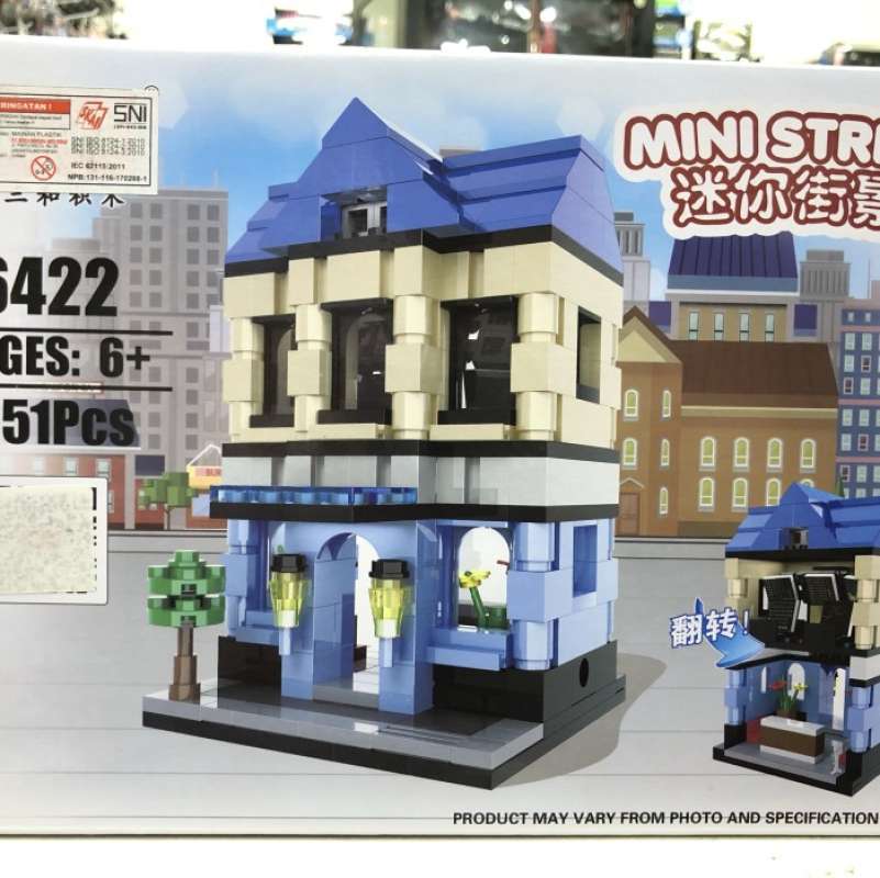 Promo Lego Hsanhe - Mini Street Store Block - 6422 Diskon 23% Di Seller ...
