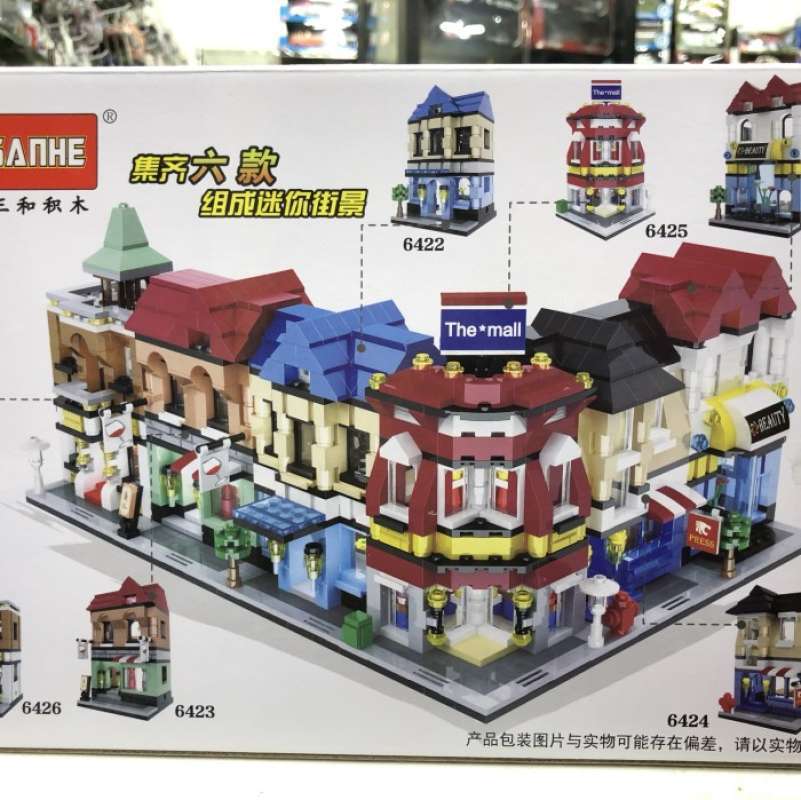 Promo Lego Hsanhe - Mini Street Store Block - 6422 Diskon 23% Di Seller ...