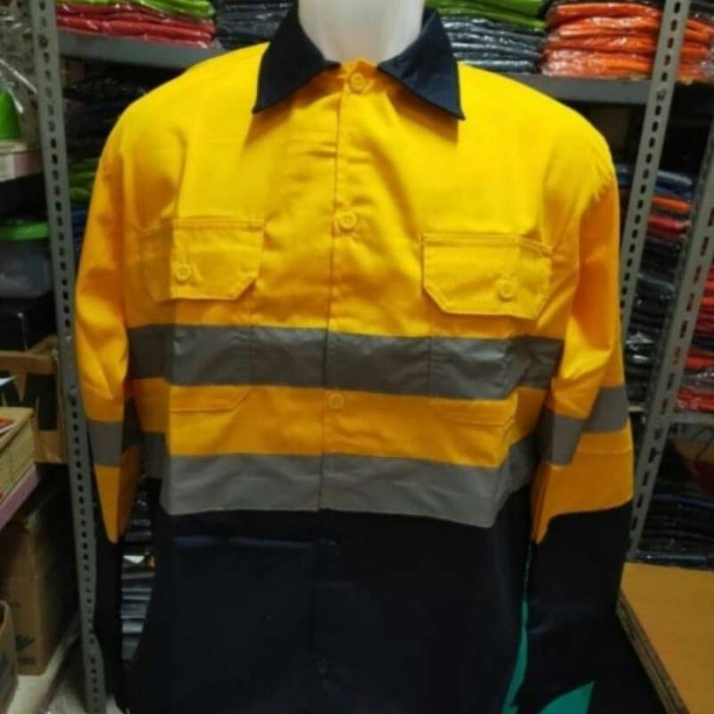 Jual Baju Safety Kombinasi Warna Kuning Original Di Seller Vexana Jaya ...