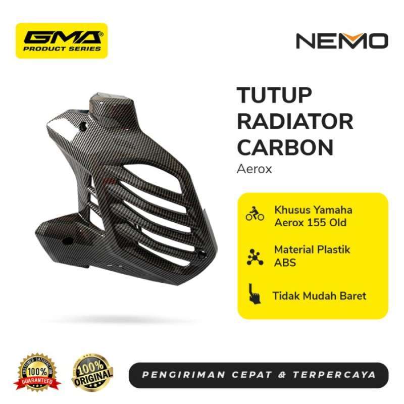 Promo Nemo Tutup Radiator Carbon Yamaha Aerox 155 Diskon 30% di Seller ...