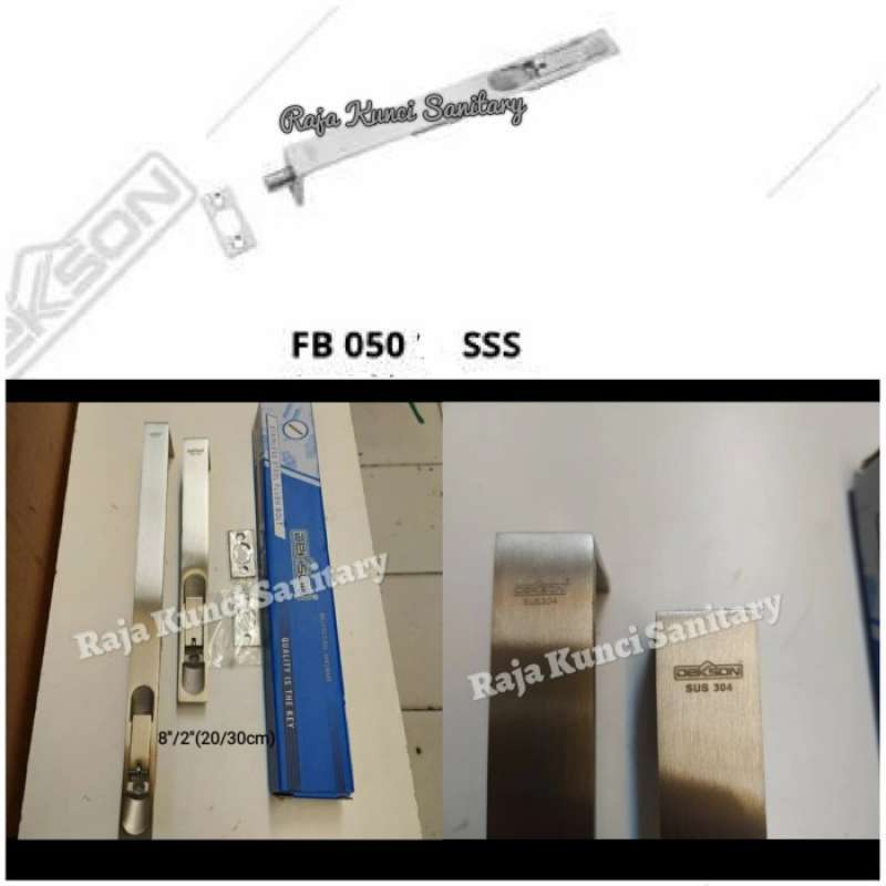 Promo Flush Bolt/Grendel Tanam Dekkson/Dekson FB 050/8/12/18/24/SSS Diskon 23% di Seller Restu ...