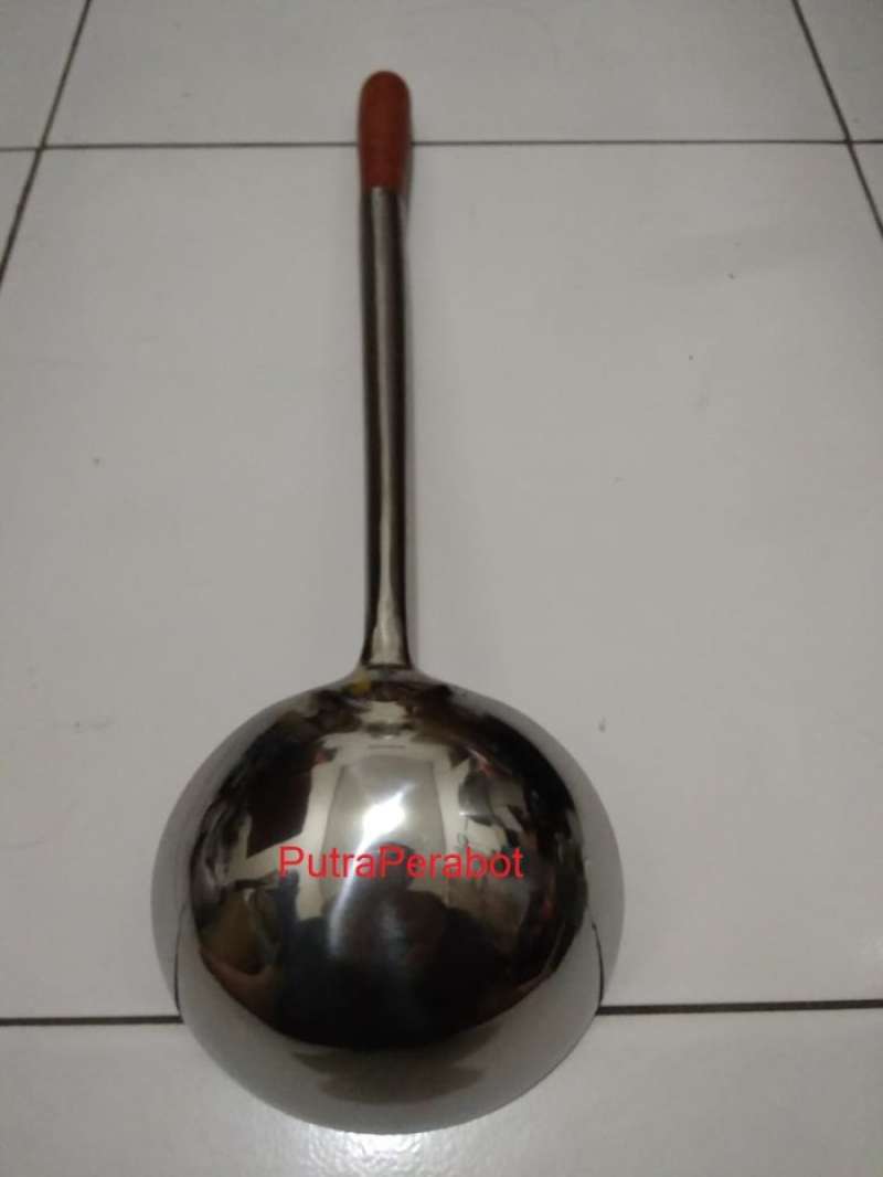 Jual Irus Sendok Kuah Sayur Stainless Steel Ukuran Jumbo di Seller ...