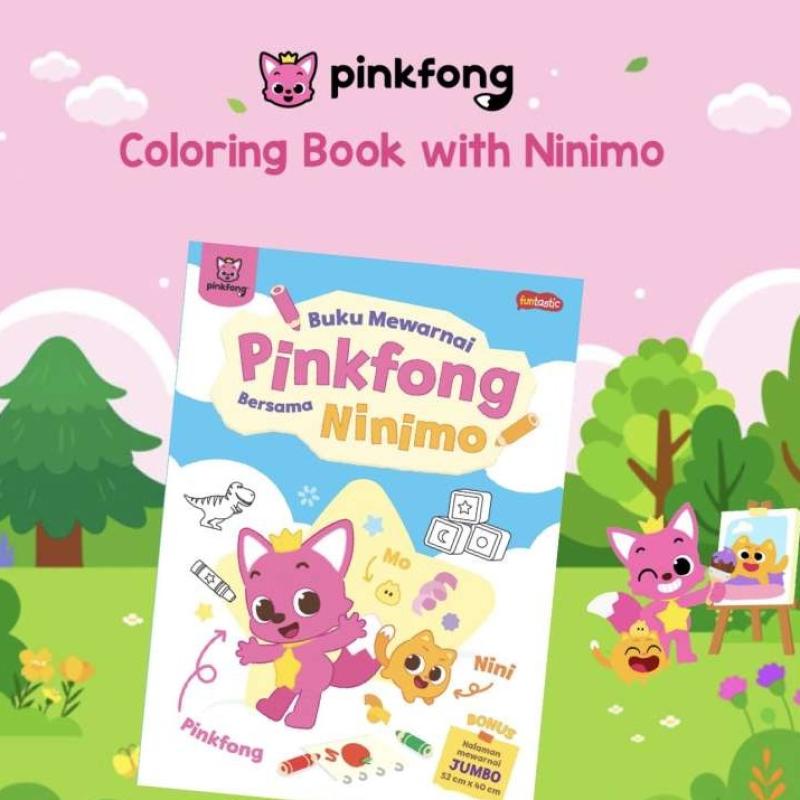 Jual Pinkfong Coloring Book With Ninimo / Buku Mewarnai Di Seller ...