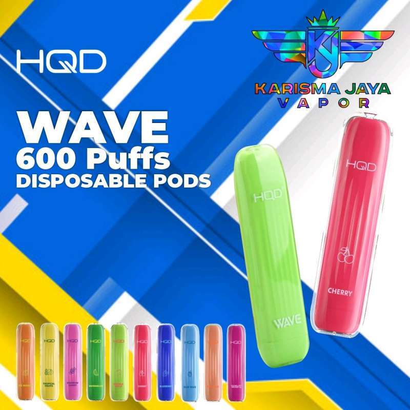 Jual HQD Wave 600 Puffs Disposable Pod di Seller Karisma Jaya - Dauh ...
