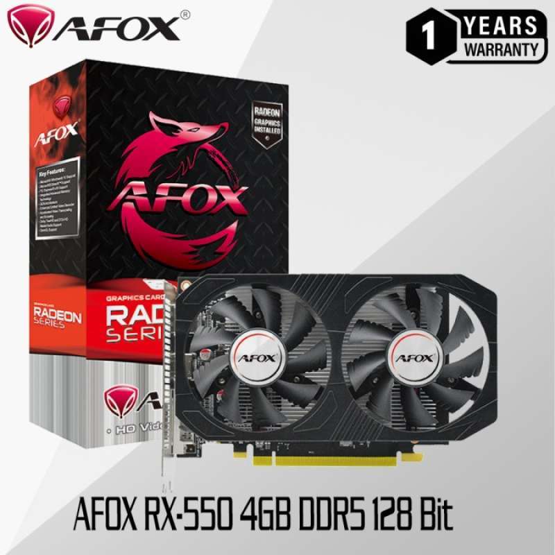 Promo AFOX Radeon RX550 4GB GDDR5 128Bit - VGA Card Diskon 23% di ...