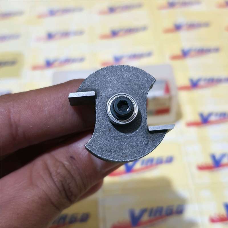 Jual 12mm Mata Profil Router Roter Trimmer Kayu Sloting Bit 1/4 X 12mm ...