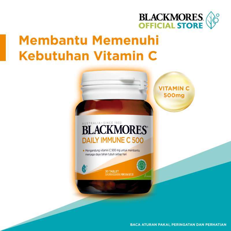 Jual Blackmores Daily Immune C 500mg [30 Tablet] Di Seller Livy Moms ...
