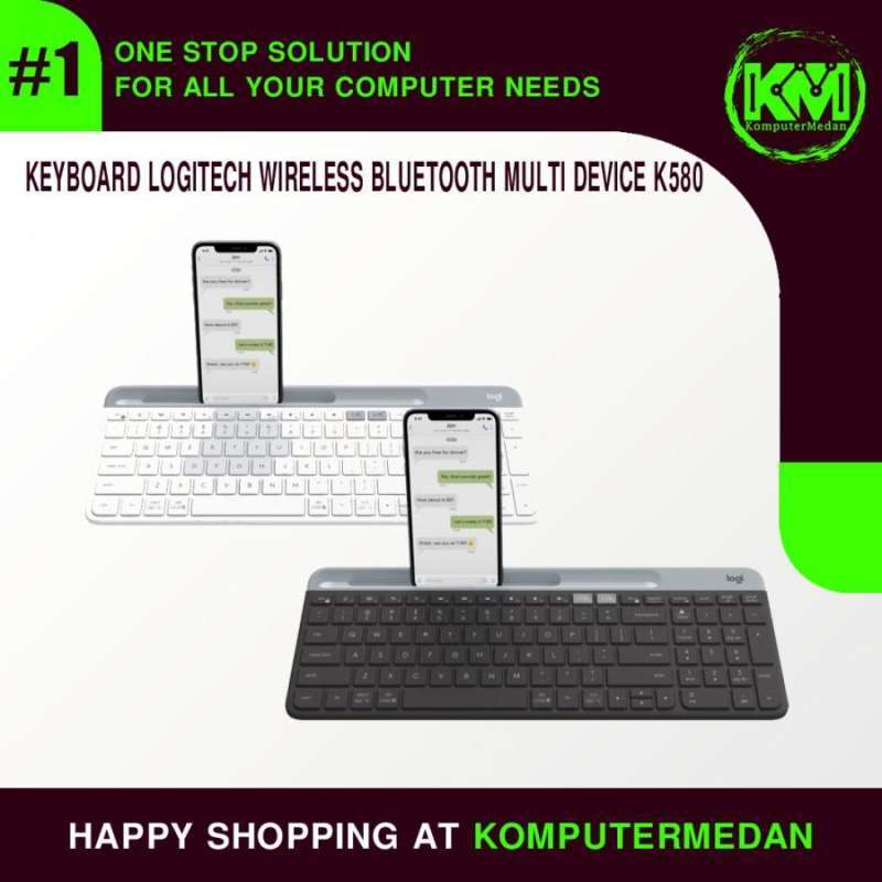 Jual Keyboard Logitech Wireless Bluetooth Multi Device K580 Graphite/white Di Seller ...