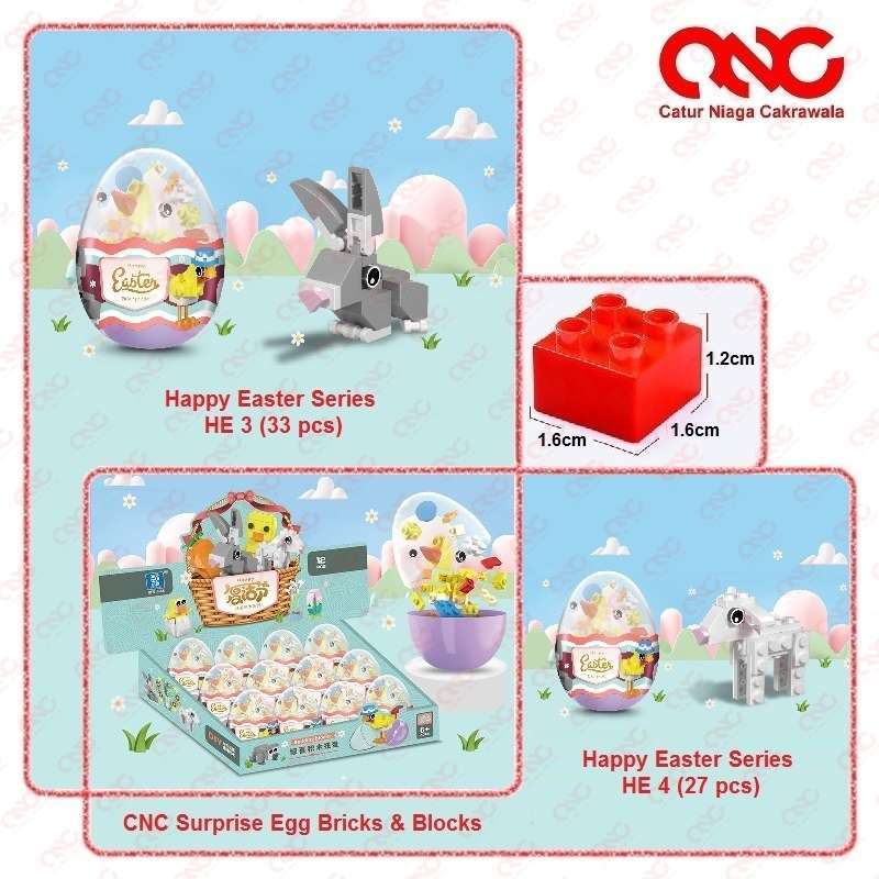 Promo CNC Surprise Egg Bricks & Blocks - Happy Easter Series , LEGO ...